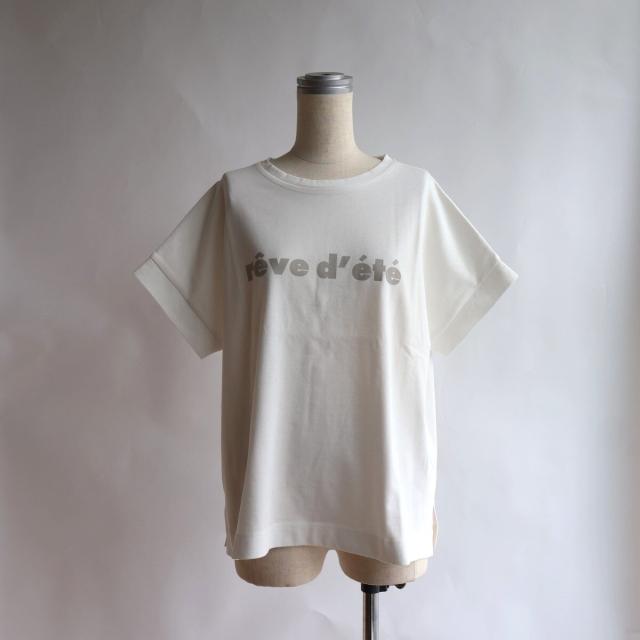 エトレリー（etre relie）/【etre relie】ピグメント　ロゴTシャツ