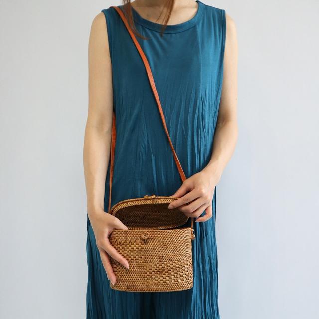 エトレリー（etre relie）/アタ製マウントトップ ショルダーバッグ