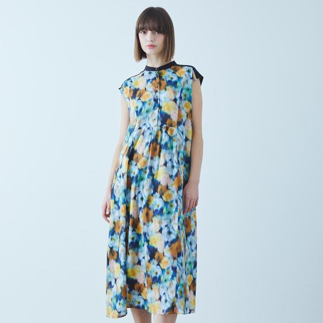 エトレリー（etre relie）/【etre relie】リバティ ヨーク切替ワンピース