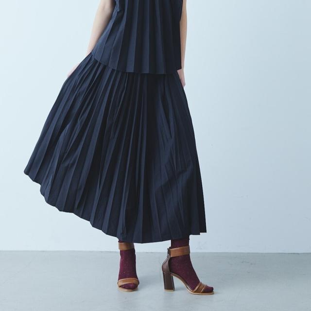 エトレリー（etre relie）/【etre relie】ランダムプリーツスカート