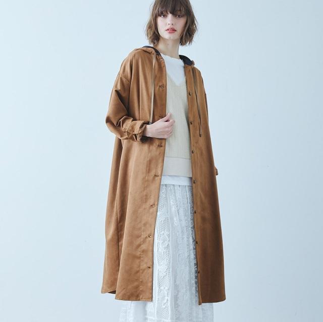 エトレリー（etre relie）/【etre relie】カシエド スエード コート