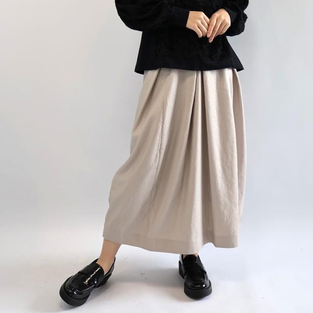 エトレリー（etre relie）/【etre relie】 グロッシービンテージバレルスカート