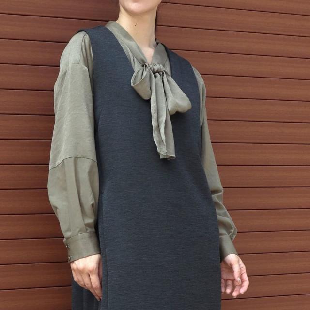 エトレリー（etre relie）/【etre relie】ロイヤルサテンヴィンテージブラウス