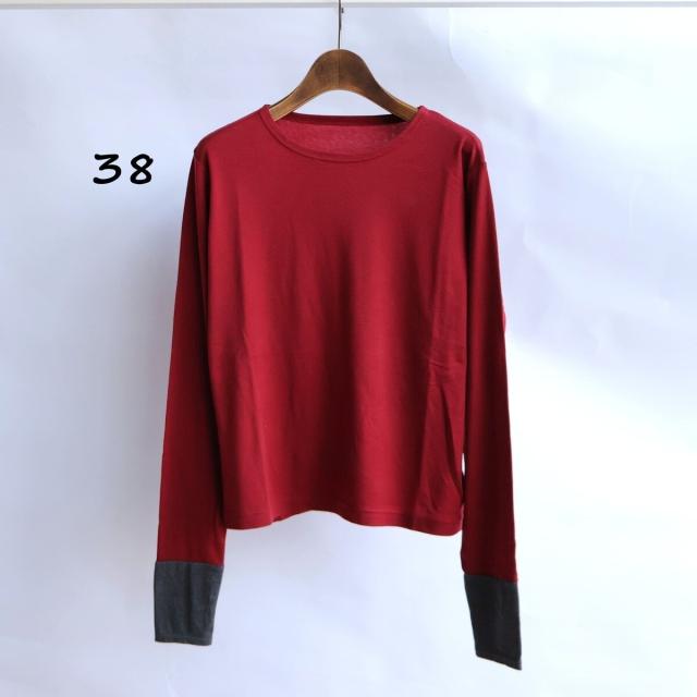 エトレリー（etre relie）/【etre relie】 ハーフミラノリブクルーネックプルオーバー