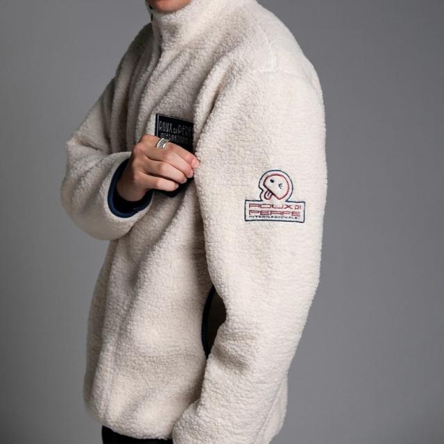 ルゥディパフィーインターナショナル（ROUX DI PERFE INTERNAZIONALE）/【日本製】ボア フルジップブルゾン