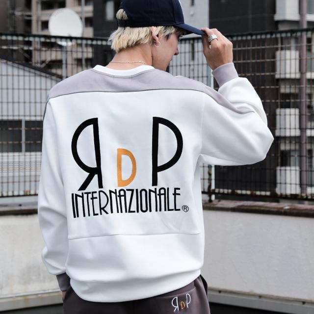 ルゥディパフィーインターナショナル（ROUX DI PERFE INTERNAZIONALE）/RDPロゴ刺繍ダンボールニットトレーナー