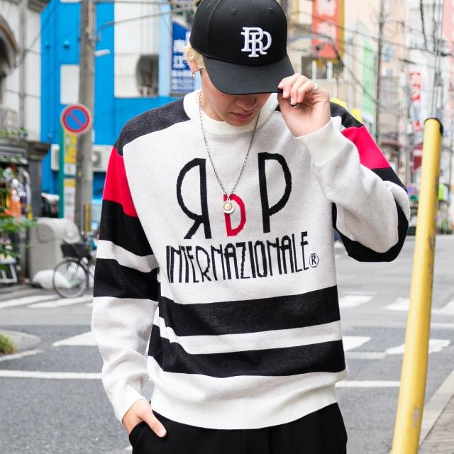 ルゥディパフィーインターナショナル（ROUX DI PERFE INTERNAZIONALE）/カラーブロック復刻デザインニット