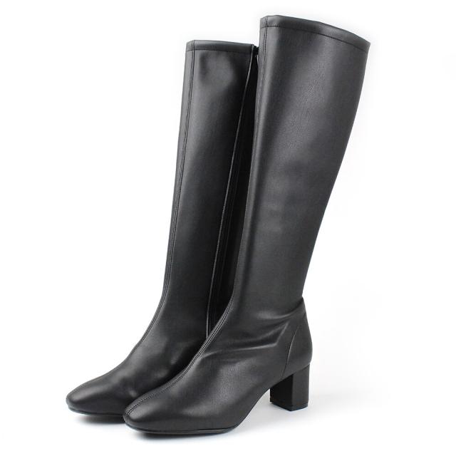 シューファンタジー（Shoe Fantasy）/日本製 シューファンタジー Shoe Fantasy スクエアトゥ ストレッチ ロングブーツ