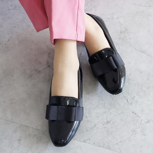 シューファンタジー（Shoe Fantasy）/日本製 シューファンタジー Shoe Fantasy グログランリボン ローファー 晴雨兼用 レイン