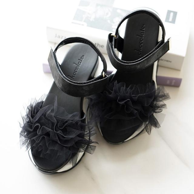 シューファンタジー（Shoe Fantasy）/シューファンタジー Shoe Fantasy 厚底 ボリュームチュール スポーツサンダル