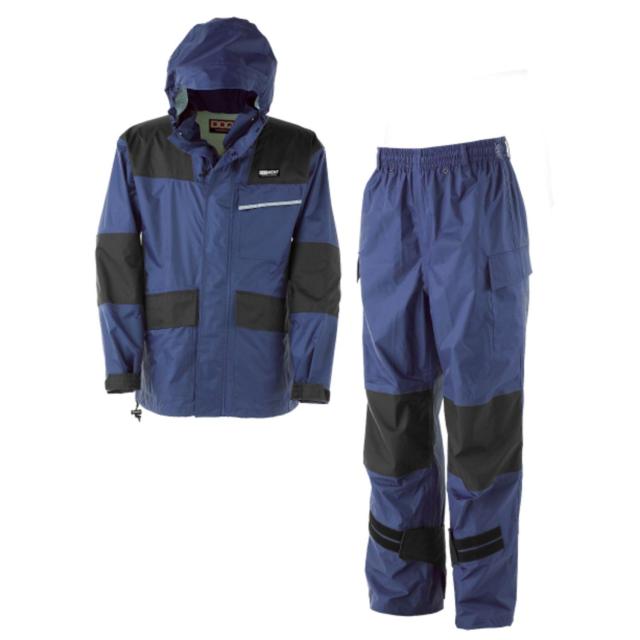 バックヤードファミリー/レインコート メンズ 上下 通販 自転車 カジメイク Kajimeiku KM−001 仕事合羽 レ