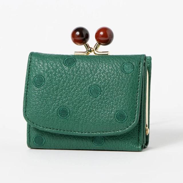 バックヤードファミリー（BACKYARD FAMILY）/perche ペルケ アクリル玉三つ折りウォレット