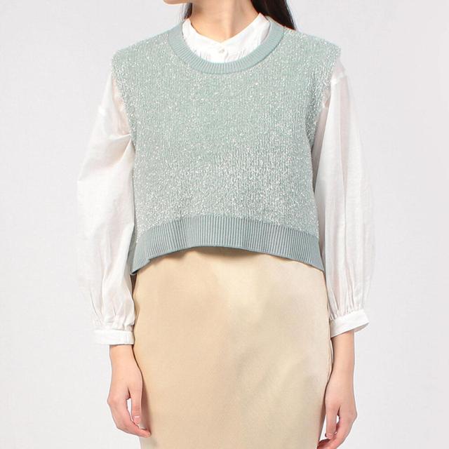 バックヤードファミリー（BACKYARD FAMILY）/ラメフェザーベスト