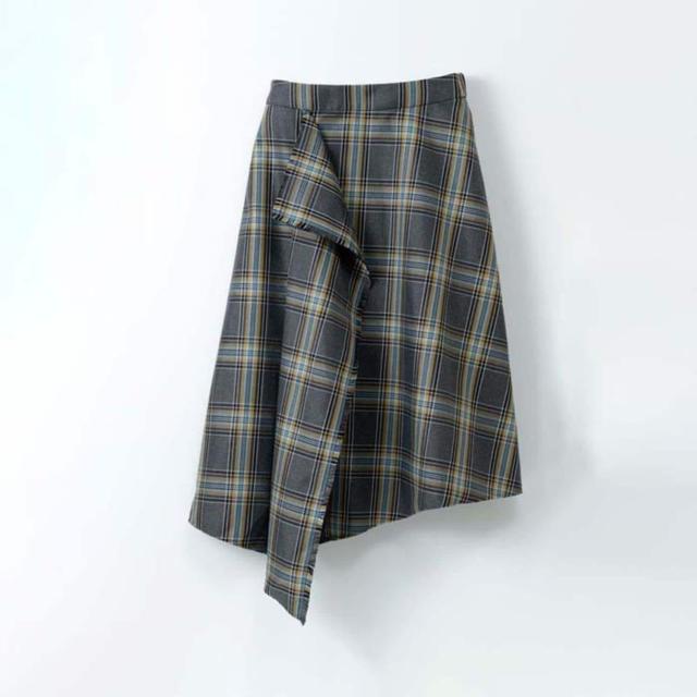 バックヤードファミリー（BACKYARD FAMILY）/フリンジチェックスカート