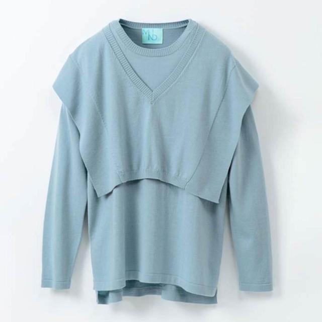 バックヤードファミリー（BACKYARD FAMILY）/レイヤードニット