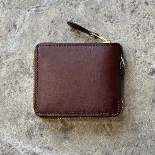 バックヤードファミリー（BACKYARD FAMILY）/KC．s ビルフォールド ラウンドジップ ヴィンテージホースハイド