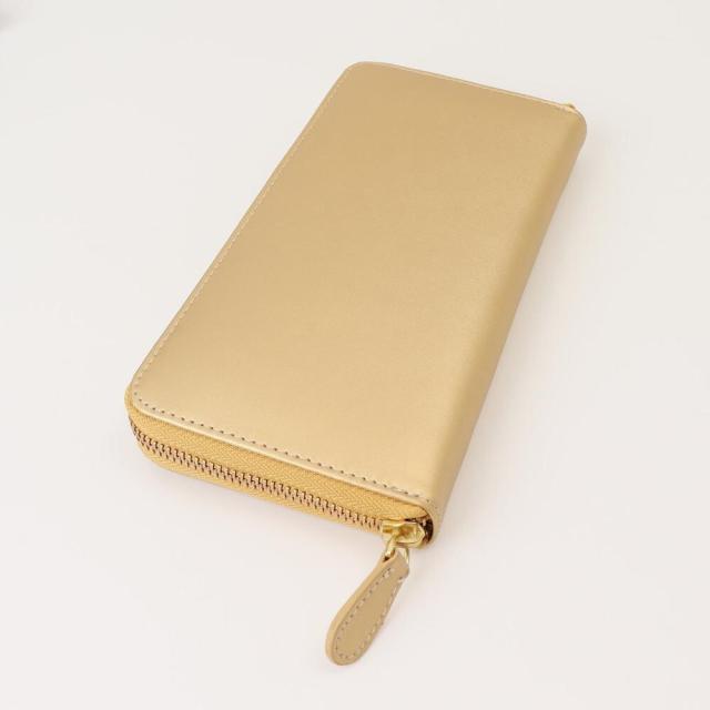 バックヤードファミリー（BACKYARD FAMILY）/BEAMZSQUARE ゴールドレザーラウンドF長財布