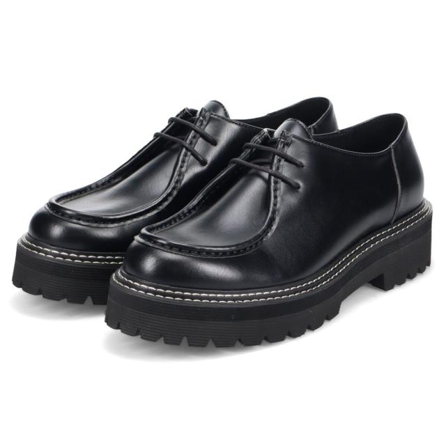 フープ ディ ドゥ（whoop−de−doo）/厚底 撥水 モカシン チロリアン カジュアルシューズ