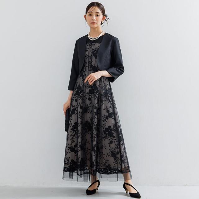 フォルムフォルマ（form forma）/【ジャケット単品】《シャンタン生地使用》マザードレスジャケット /正礼装/結婚式/母親/母