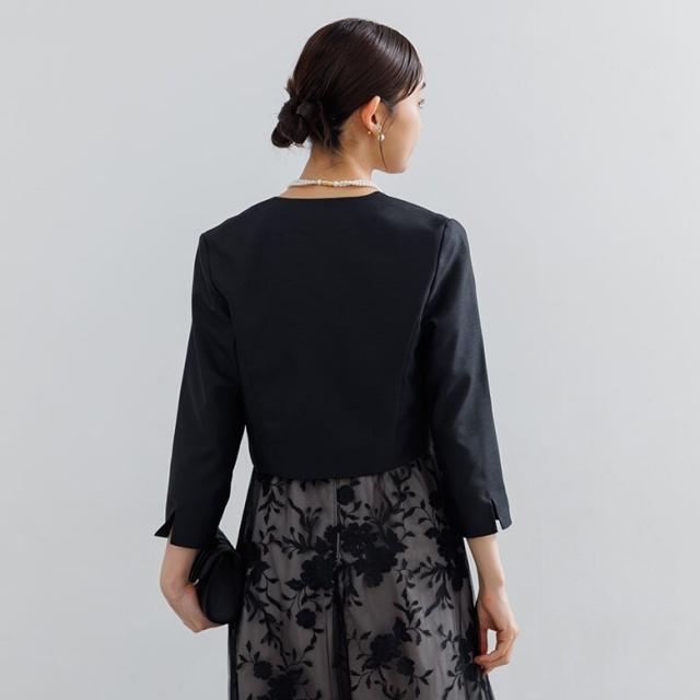 フォルムフォルマ（form forma）/【ジャケット単品】《シャンタン生地使用》マザードレスジャケット /正礼装/結婚式/母親/母