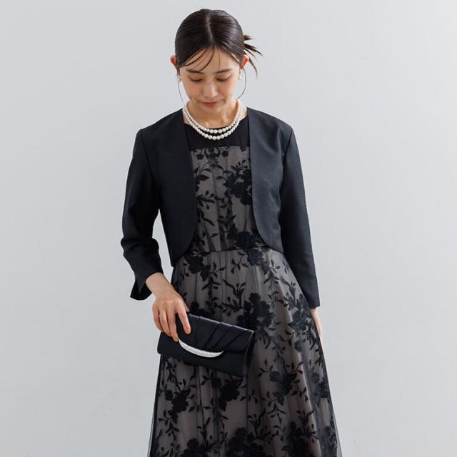 フォルムフォルマ（form forma）/【ジャケット単品】《シャンタン生地使用》マザードレスジャケット /正礼装/結婚式/母親/母