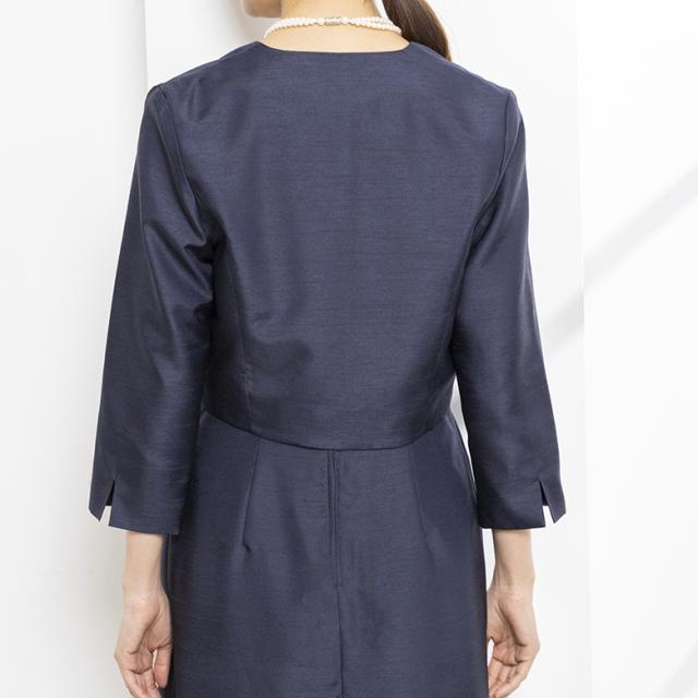 フォルムフォルマ（form forma）/【ジャケット単品】《シャンタン生地使用》マザードレスジャケット /正礼装/結婚式/母親/母