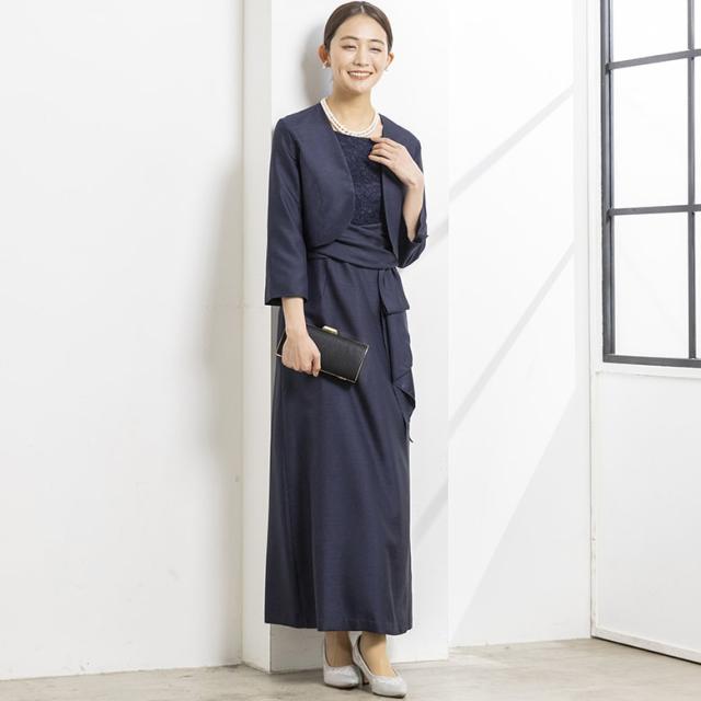 フォルムフォルマ（form forma）/【ジャケット単品】《シャンタン生地使用》マザードレスジャケット /正礼装/結婚式/母親/母