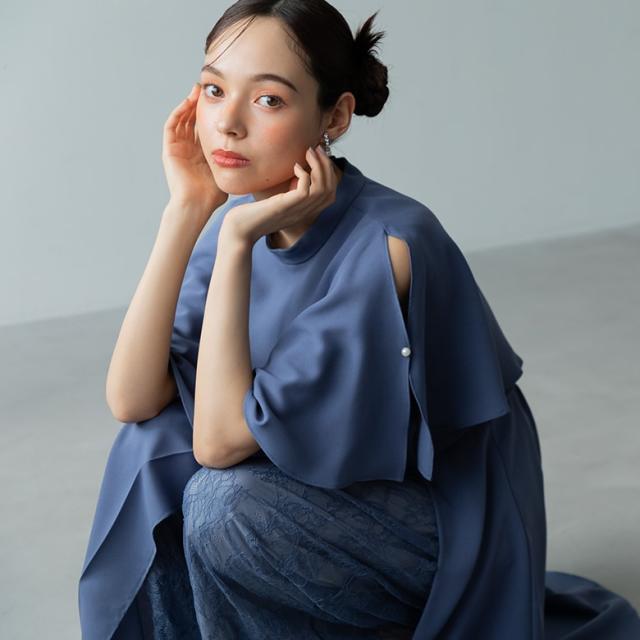 フォルムフォルマ（form forma）/【formforma別注】レースパンツ付きレイヤードドレス/結婚式/パーティー/クルージング/発表会