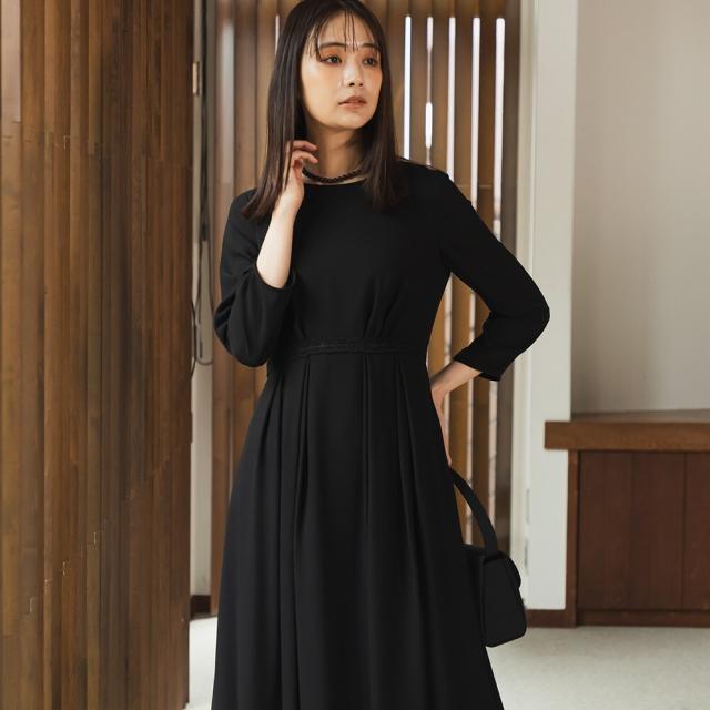 フォルムフォルマ（form forma）/【喪服・礼服】《日本製素材》テーラードジャケット＆ロングワンピース　ブラックフォーマル/ 卒入学式