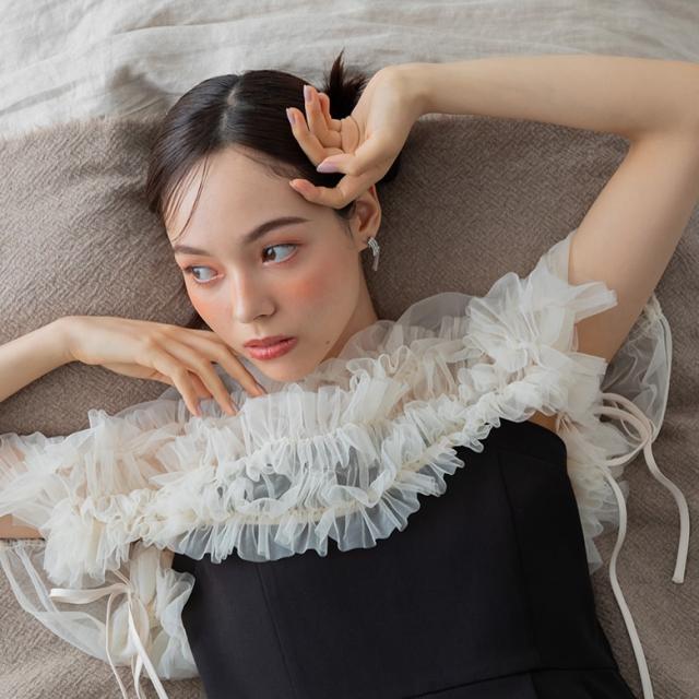 フォルムフォルマ（form forma）/【web別注】【小柄さん向けサイズ有】 オールインワン×2wayボレロドレス/結婚式/パーティー