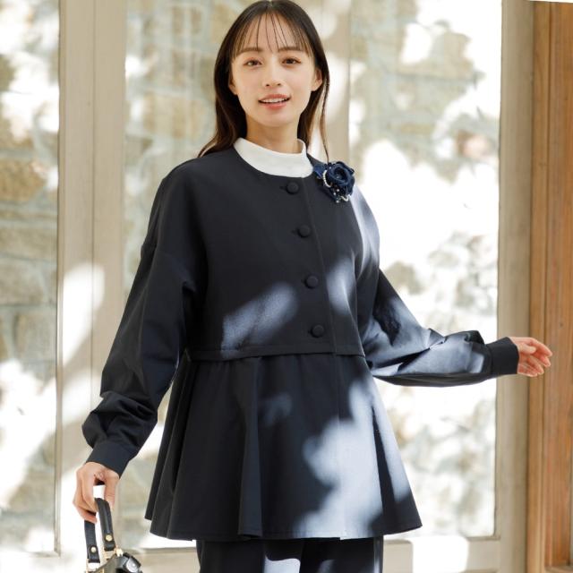 フォルムフォルマ（form forma）/単品 異素材ジャケット/手洗いOK/セレモニー/卒業式/入学式/学校行事/七五三/お宮参り/オフィス