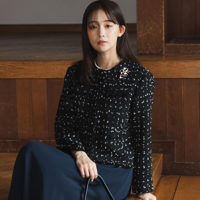 フォルムフォルマ（form forma）/【chaco】VERY2月号掲載商品ツイードジャケット 単品/セレモニー/卒入学式/学校行事/七五三