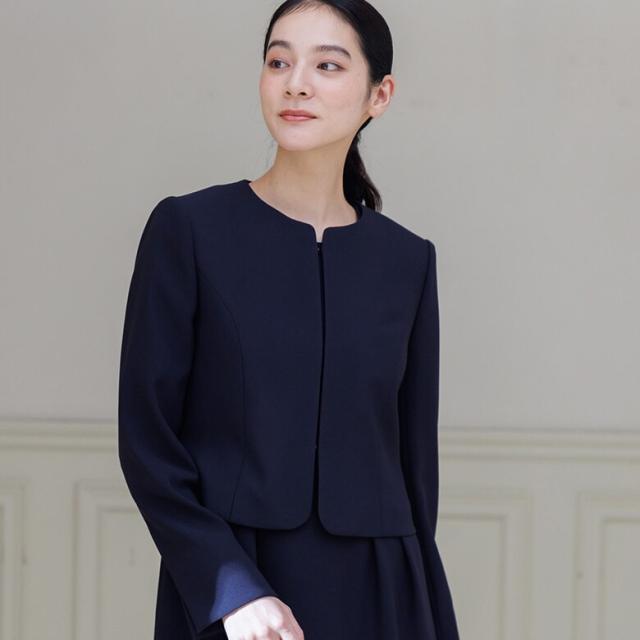 フォルムフォルマ（form forma）/【お受験・セレモニー】（単品）ノーカラージャケット/ワンピース別売り有/セットアップ可