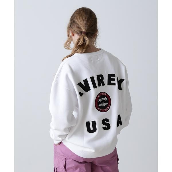 アヴィレックス（AVIREX）/VARSITY LOGO SWEAT／バーシティロゴスウェット