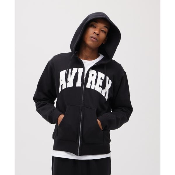 アヴィレックス（AVIREX）/《DAILY／デイリー》ZIP UP SWEAT PARKA LOGO ／ ジップアップ スウェット