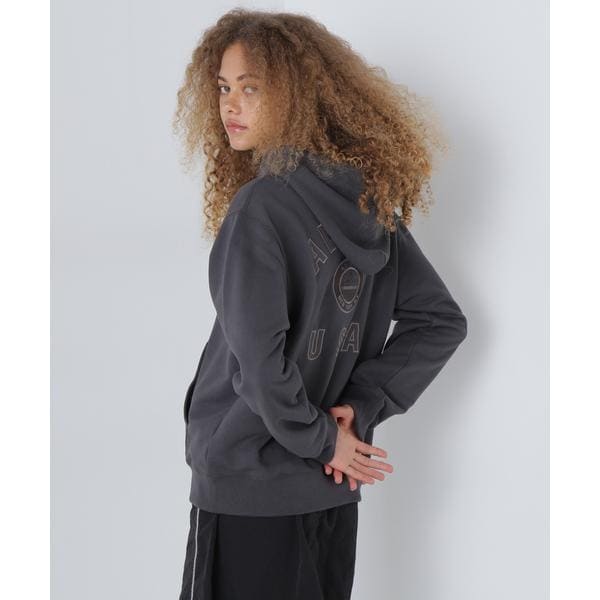 アヴィレックス（AVIREX）/VARSITY LOGO SWEAT PARKA NYC／バーシティー ロゴ スウェット パーカー