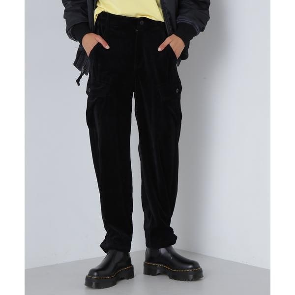 アヴィレックス（AVIREX）/BOYFRIEND CARGO VELOUR PANTS／ボーイフレンド ベロアカーゴパンツ