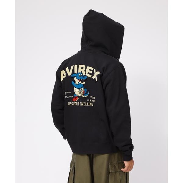 アヴィレックス（AVIREX）/《WEB&限定》USS FORT SNELLING ZIPUP HOODIE