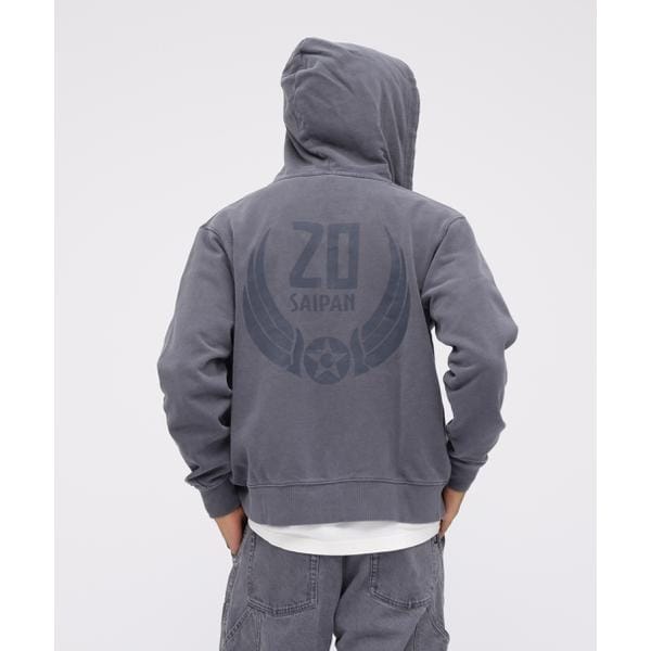 アヴィレックス（AVIREX）/《WEB限定》FADE WASH ZIP UP PARKA ”SAIPAN” ／ フェイドウォッシュ