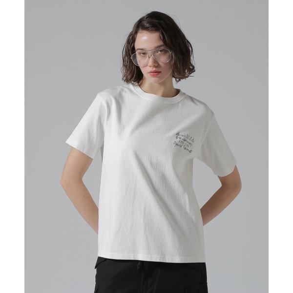 アヴィレックス（AVIREX）/《50th Anniversary》LEATHER PATCHED VARSITY T−SHIRT／