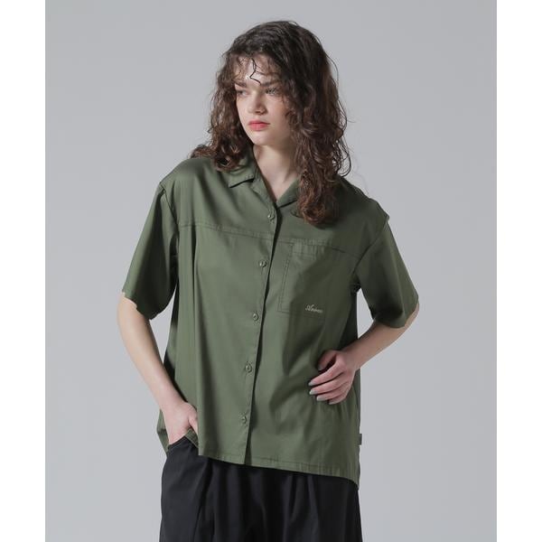 アヴィレックス（AVIREX）/《直営店限定》WOMEN’S BACK RIBBON TENCEL SHIRTS／バックリボン テン