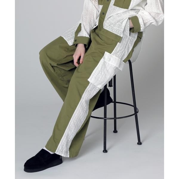 アヴィレックス（AVIREX）/《WEB LIMITED Belle LINE》LACE CARGO PANTS／レースカーゴパンツ