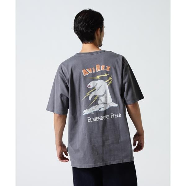 アヴィレックス（AVIREX）/《直営店限定》FADE WASH ALASKA T−SHIRT