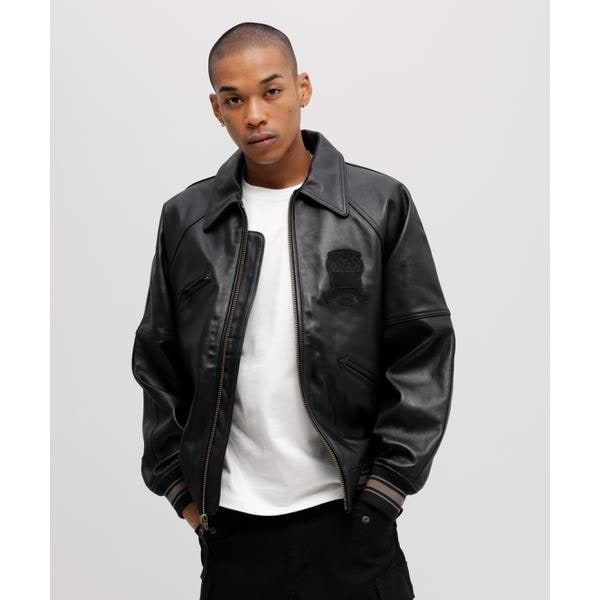 アヴィレックス（AVIREX）/《WEB&限定》LIGHT SIGNATURE VARSITY JACKET