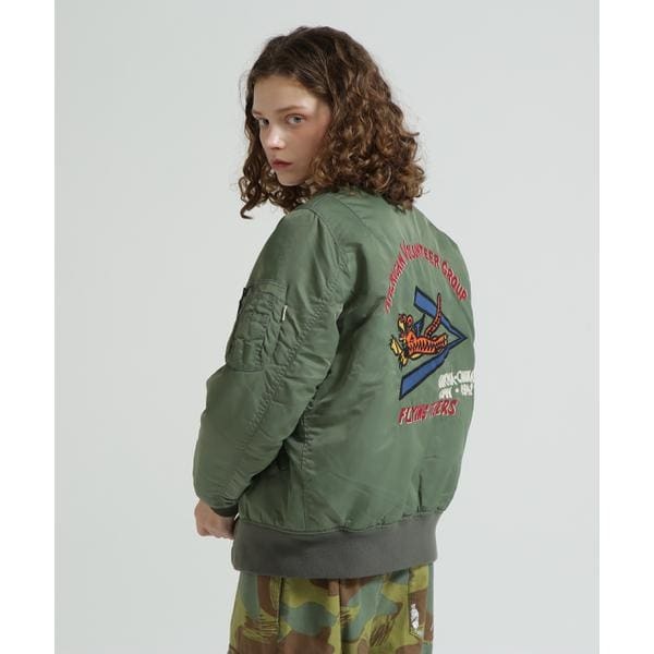 アヴィレックス（AVIREX）/《WOMAN／直営店限定》WASHED MA−1 FLYING TIGERS