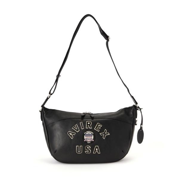 アヴィレックス（AVIREX）/VARSITY LEATHER HOBO BAG ／ AVX5650