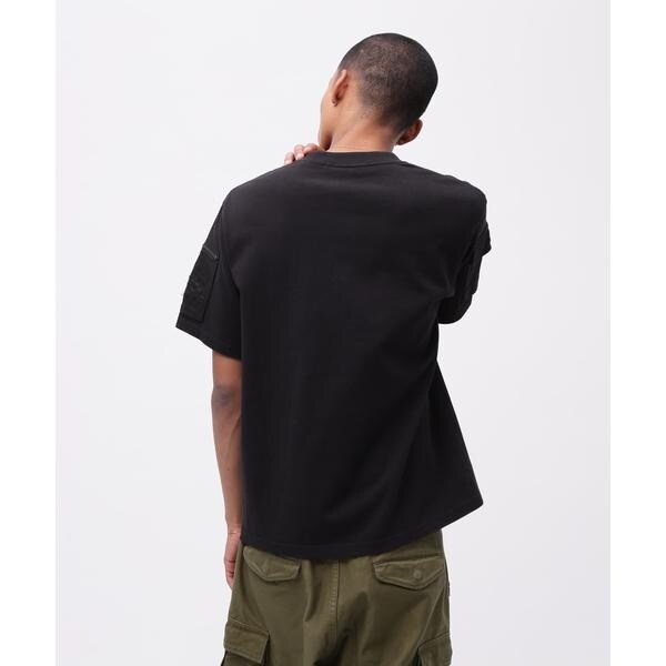 アヴィレックス（AVIREX）/《50th Anniversary》LEATHER PATCHED FATIGUE T−SHIRT