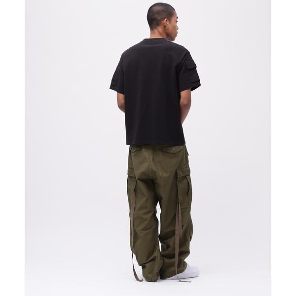 アヴィレックス（AVIREX）/《50th Anniversary》LEATHER PATCHED FATIGUE T−SHIRT