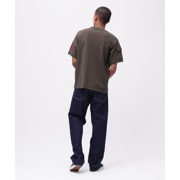 アヴィレックス（AVIREX）/《50th Anniversary》LEATHER PATCHED FATIGUE T−SHIRT