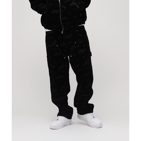 アヴィレックス（AVIREX）/FLOCKING DOUBLE KNEE PAINTER DENIMPANTS